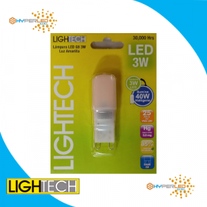 LÁMPARA LED G9 3W LUZ AMARILLA LIGHTECH